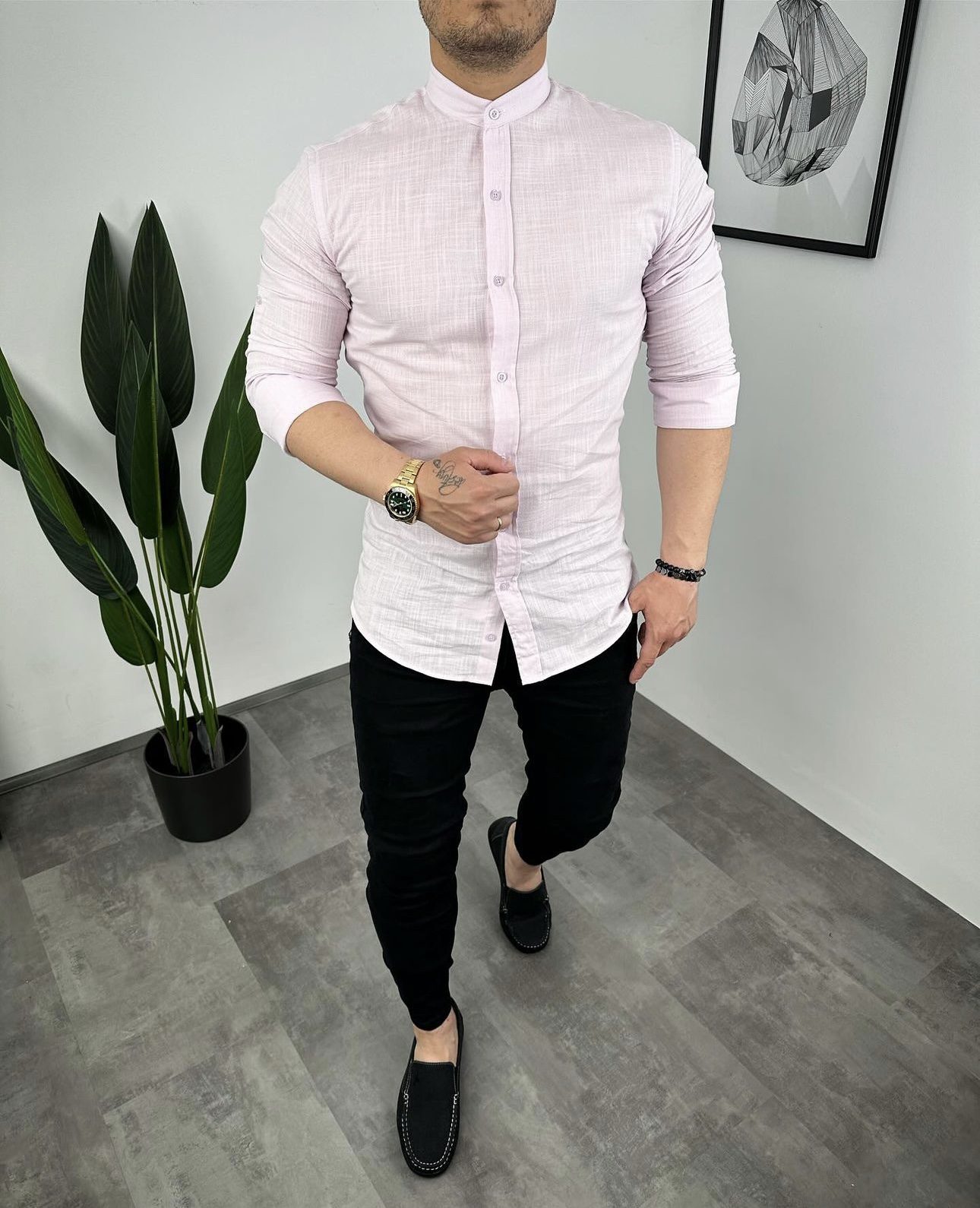 ΠΟΥΚΑΜΙΣΟ ΛΙΝΟ – PINK – – KingsLifeStyle.gr